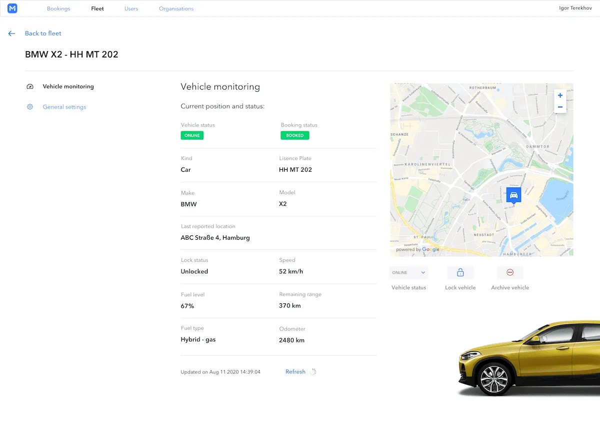 Vehicle Sharing Software With White-Label Apps | Car Sharing, Scooter ...