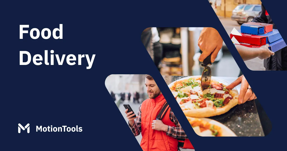 Last mile food delivery software - MotionTools