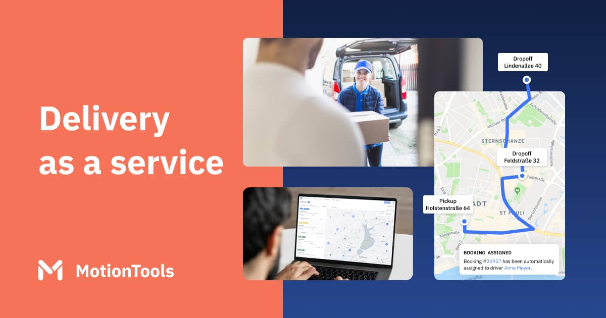 Delivery-as-a-service software with mobile apps | MotionTools platform