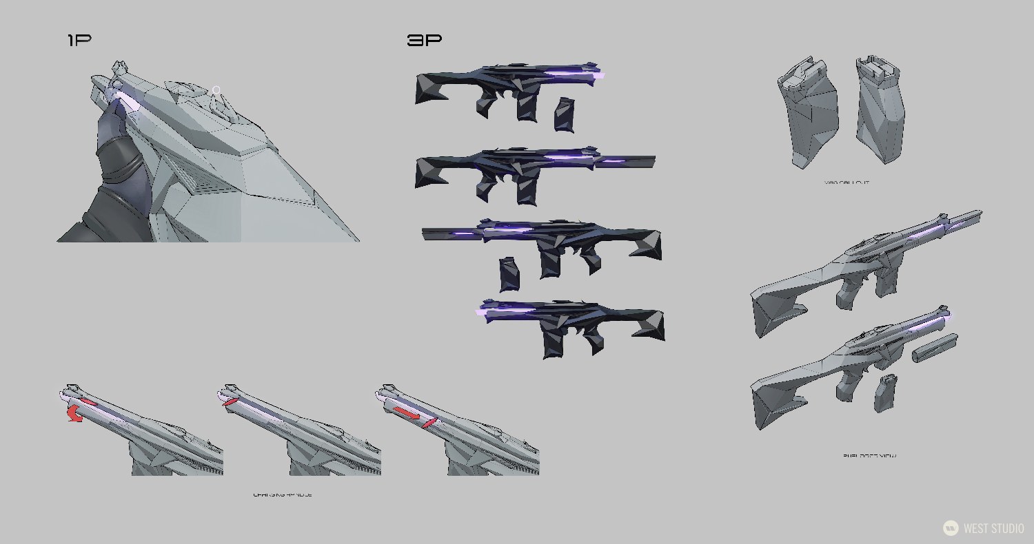 West Studio | Valorant Vol 2 - Props, Weapon Skins, Gun Buddies, Player ...
