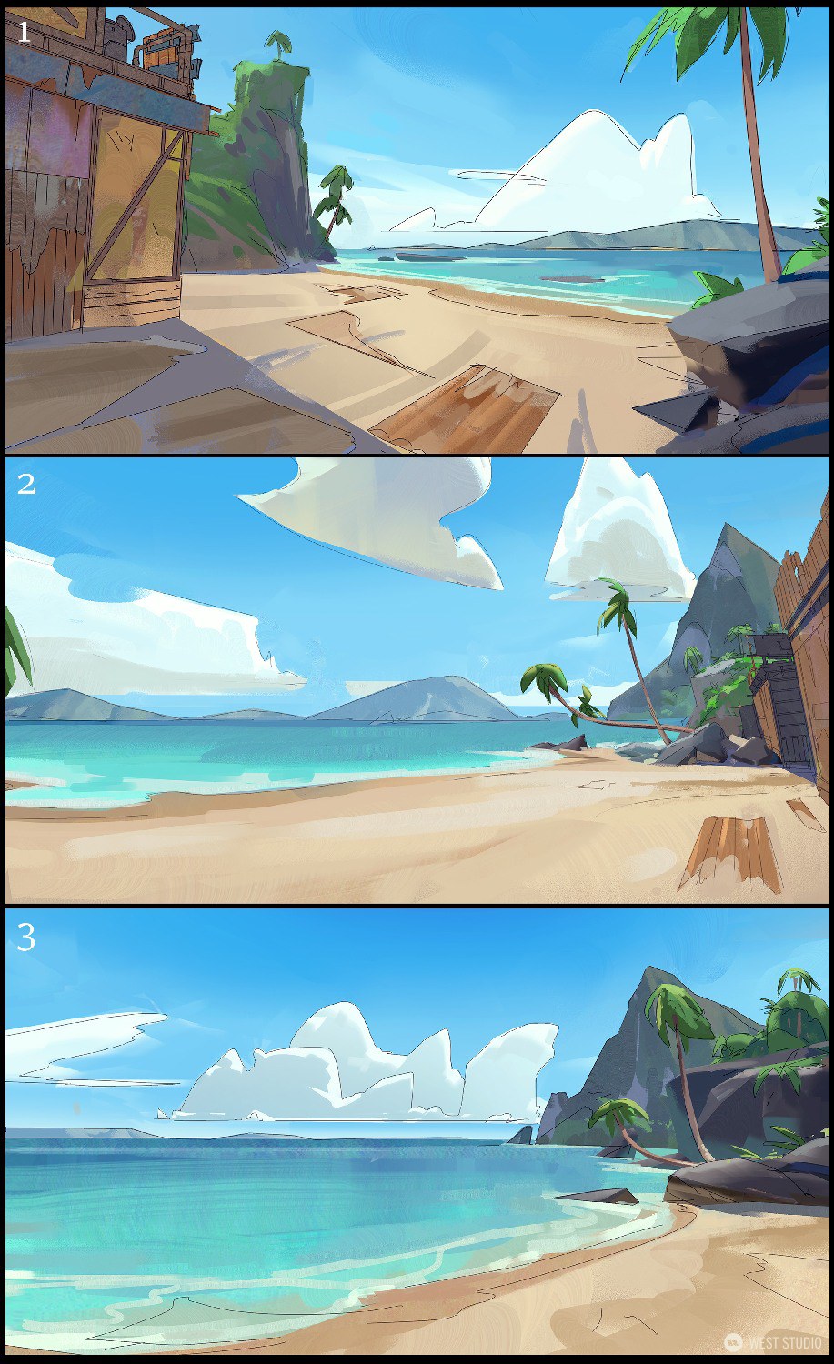 West Studio | Valorant Vol 3 - Icebox and Breeze Concepts