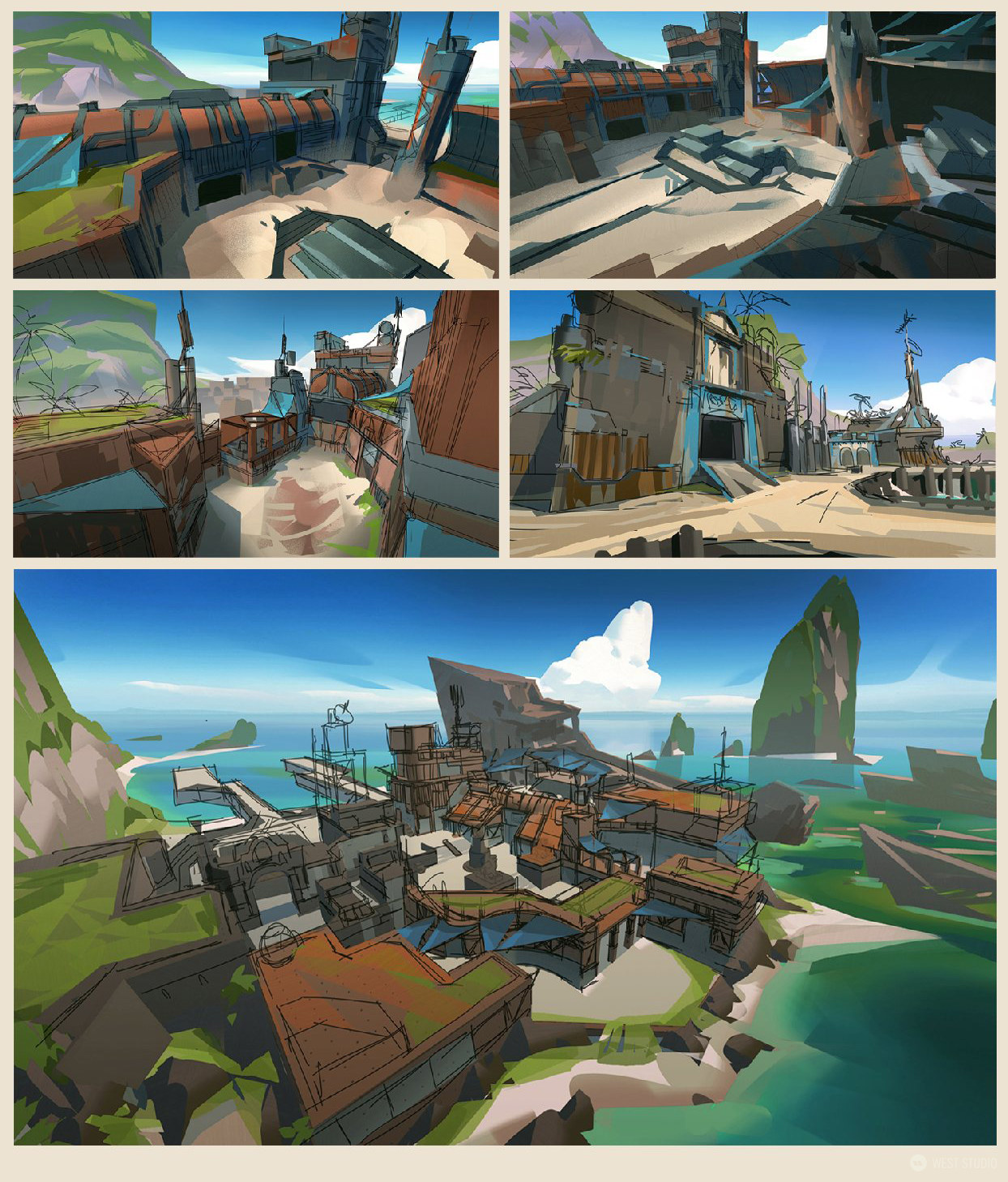 West Studio | Valorant Vol 3 - Icebox and Breeze Concepts