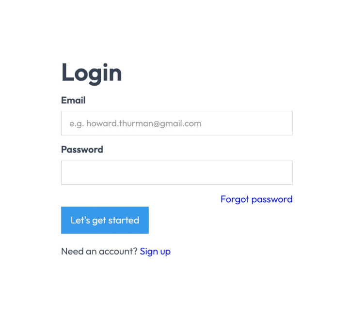 Login #7 for Webflow