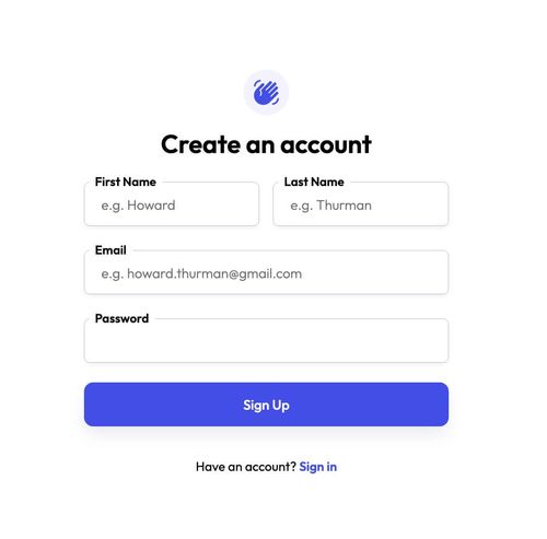 Webflow Signup Form | Free Webflow Component