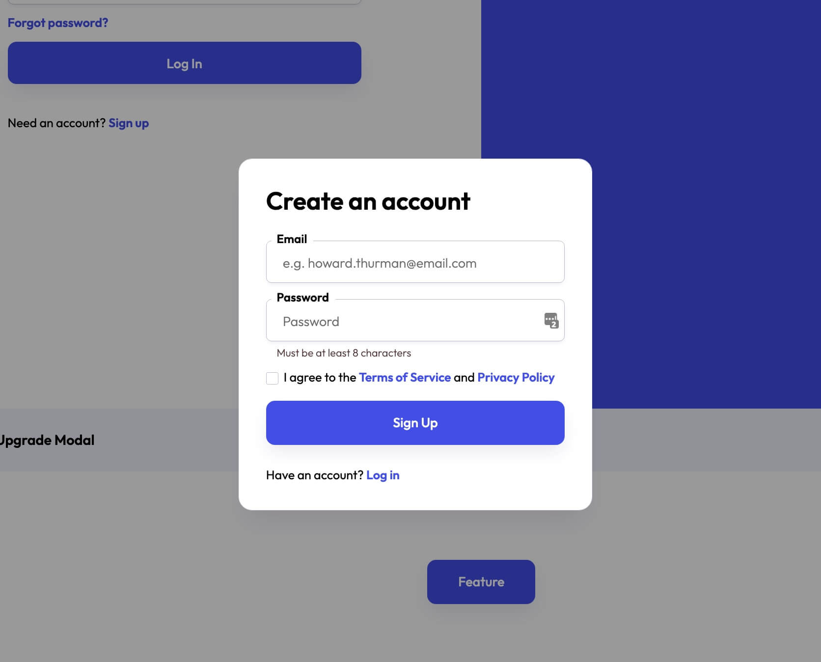 Webflow Interactions Signup | Free Webflow Component