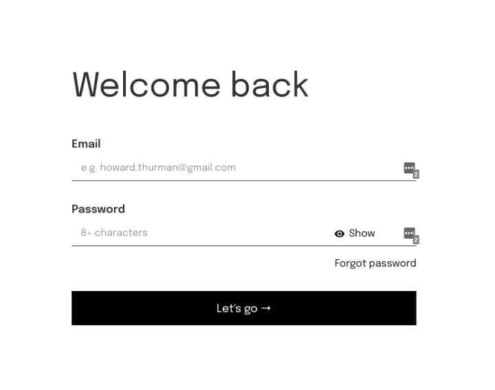 Login #7 for Webflow