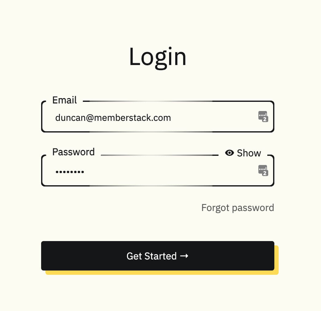 Webflow IX Login | Free Webflow Component