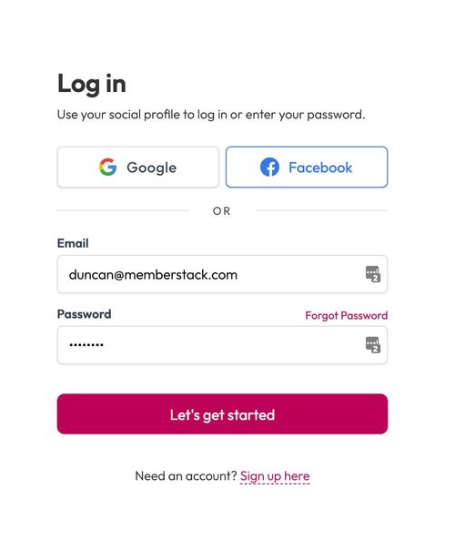 Webflow IX Login | Free Webflow Component