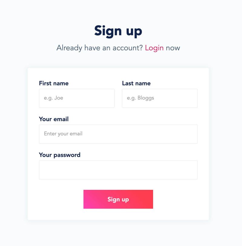 Signup with Social Auth | Free Webflow Component
