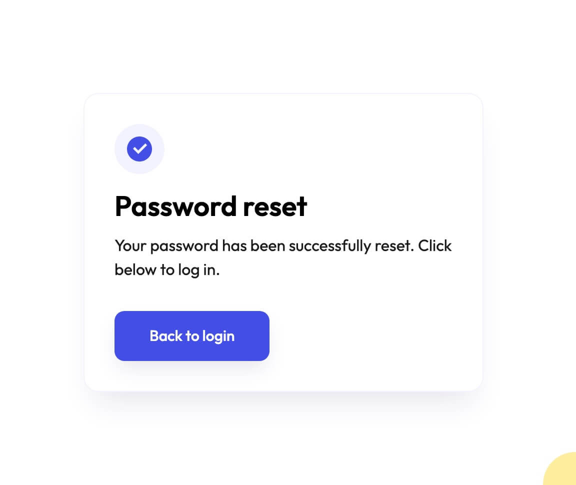 eBook Forgot Password | Free Webflow Component