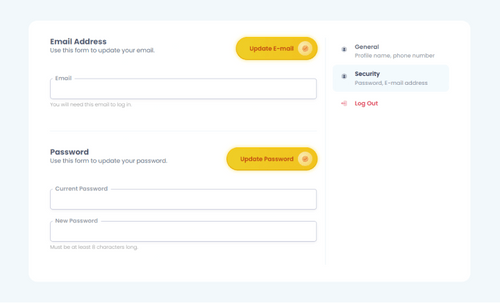 Password Form 11 for Webflow