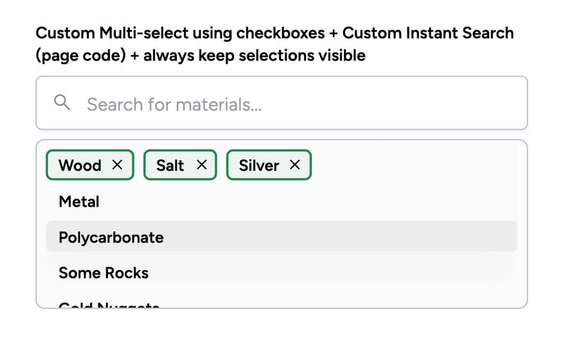 Multi-Select, Search, and Save | Free Webflow Component