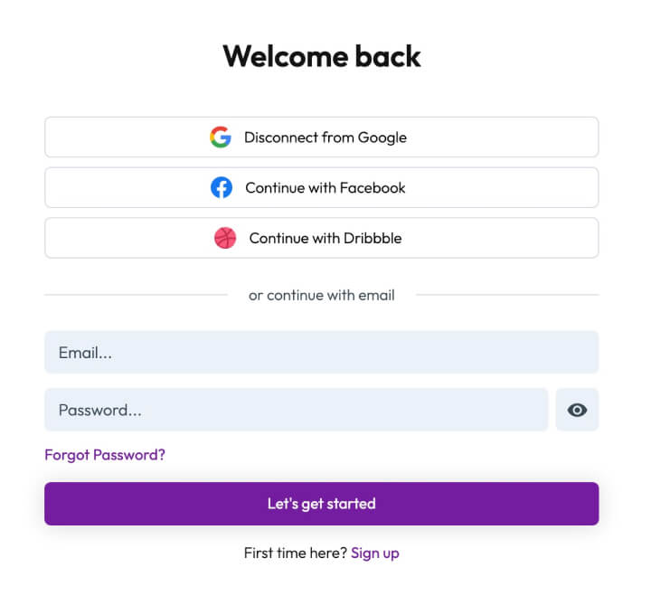 Yeti Login for Webflow