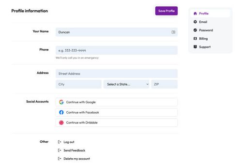 Change Email Modal for Webflow