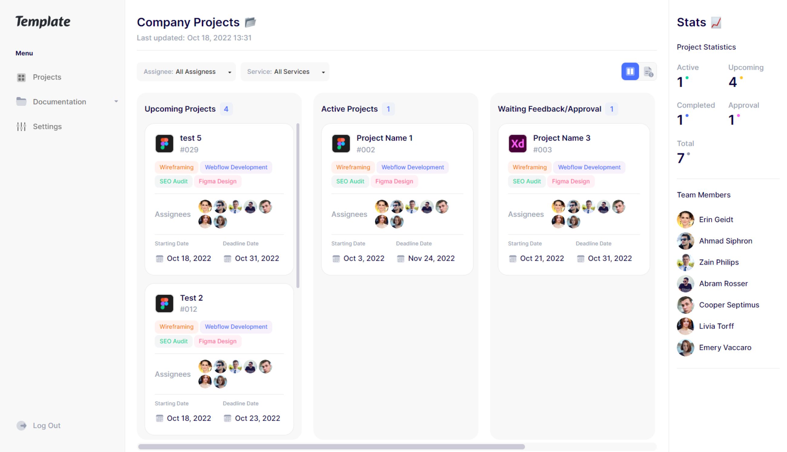 #19 Webflow Agency Dashboard | Webflow Template