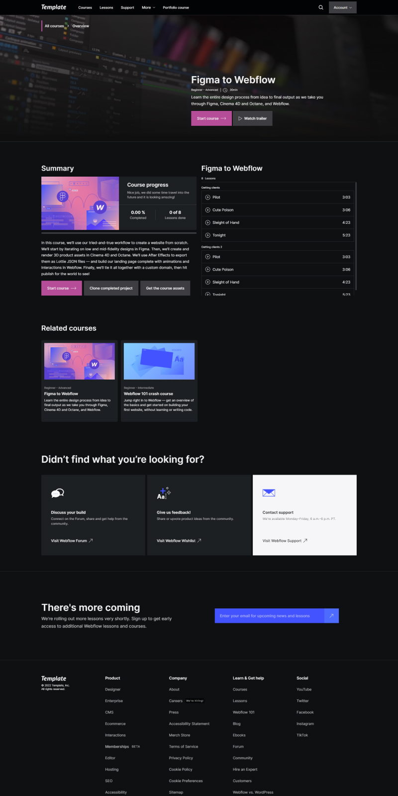 Free Webflow Membership Templates