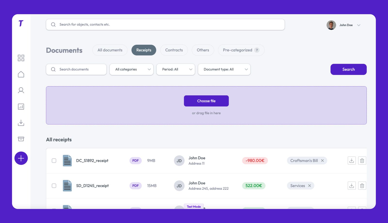 Document Management Dashboard | Free Webflow Template