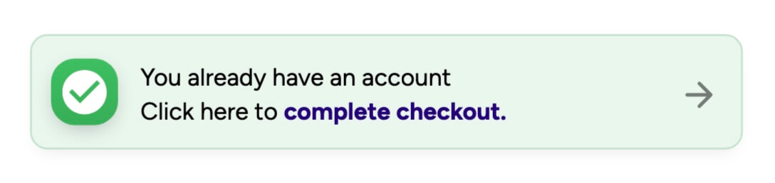 Complete Checkout Message | Free Webflow Component