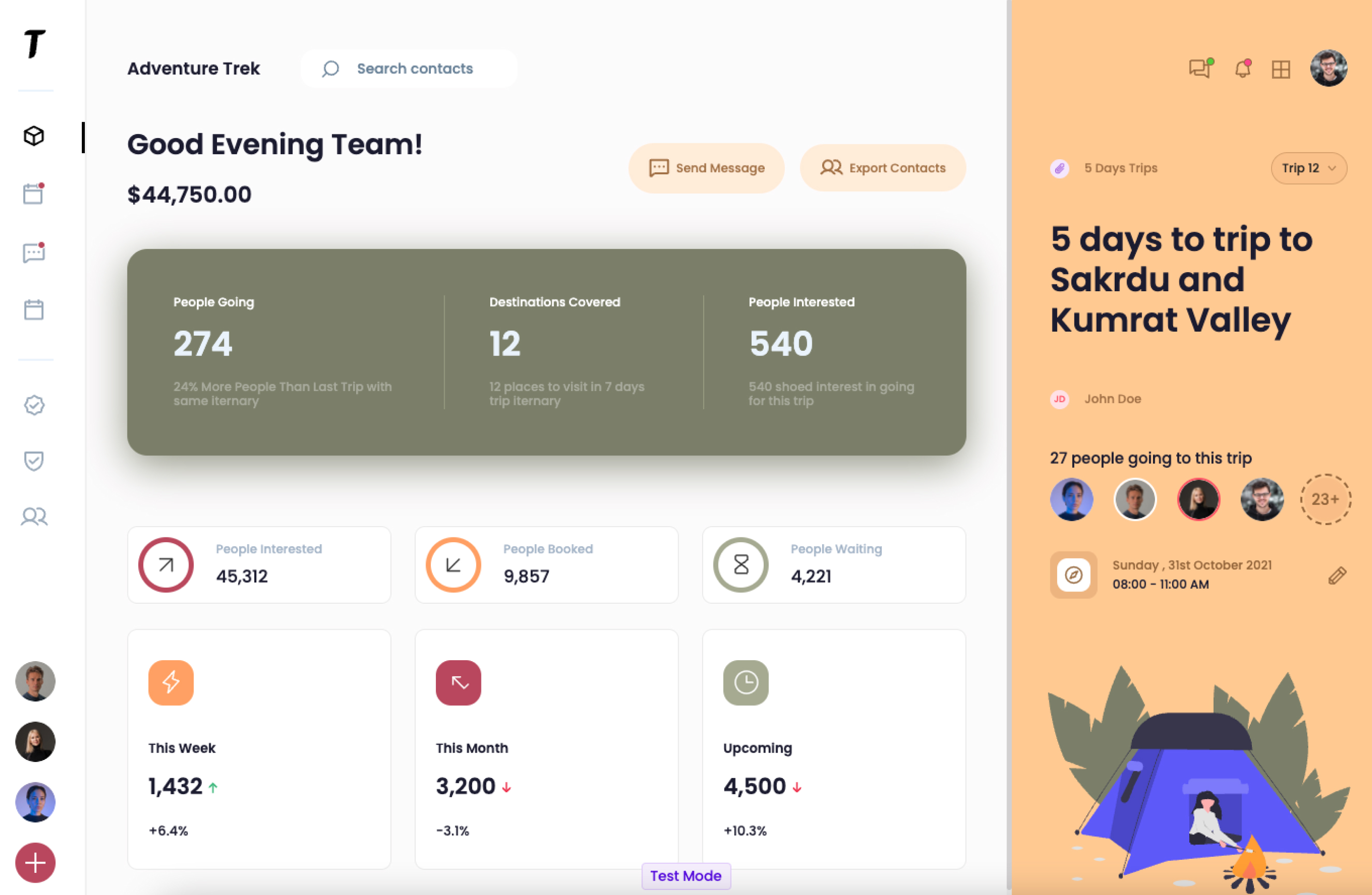 Management Dashboard | Webflow Template