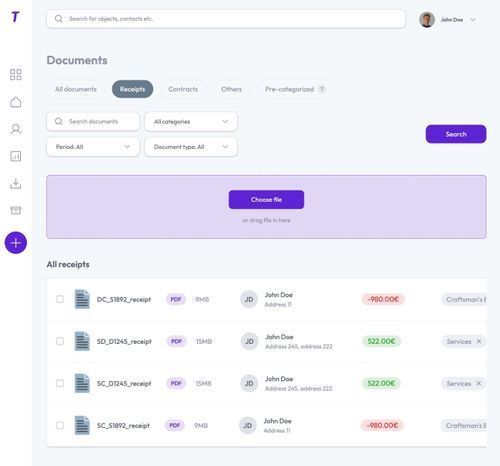 Doc Management Dashboard | Free Webflow Component