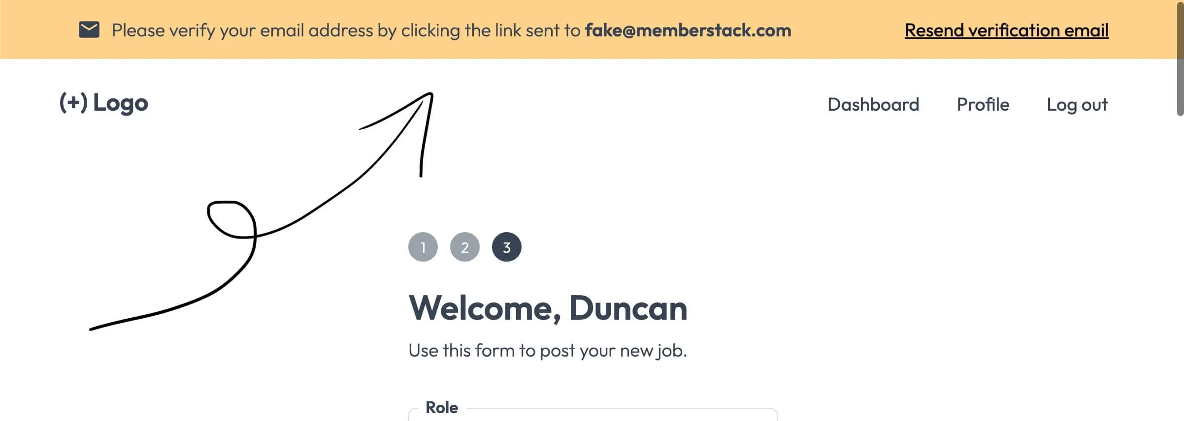 Email Verification Banner | Free Webflow Component