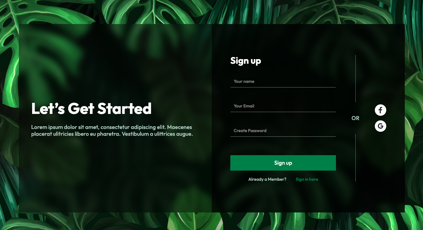 Webflow Signup Form | Free Webflow Component