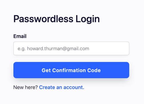 Passwordless Login | Free Webflow Component