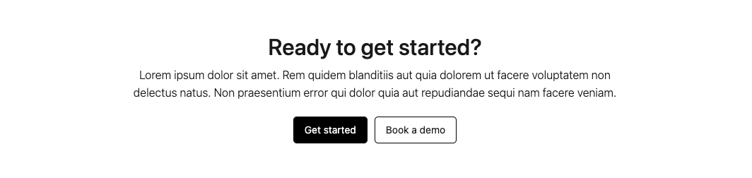 Simple 2 Button Banner CTA | Free Webflow Component