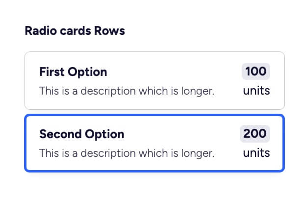 Radio Cards | Free Webflow Component