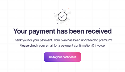 Animated Payment Confirmation | Free Webflow Component