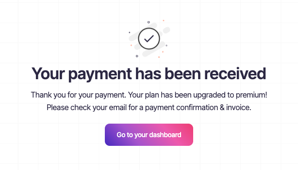 Animated Payment Confirmation | Free Webflow Component