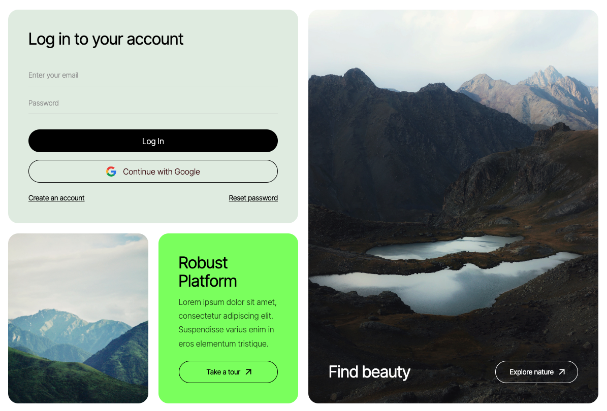 Quick Stack Login Form | Free Webflow Component