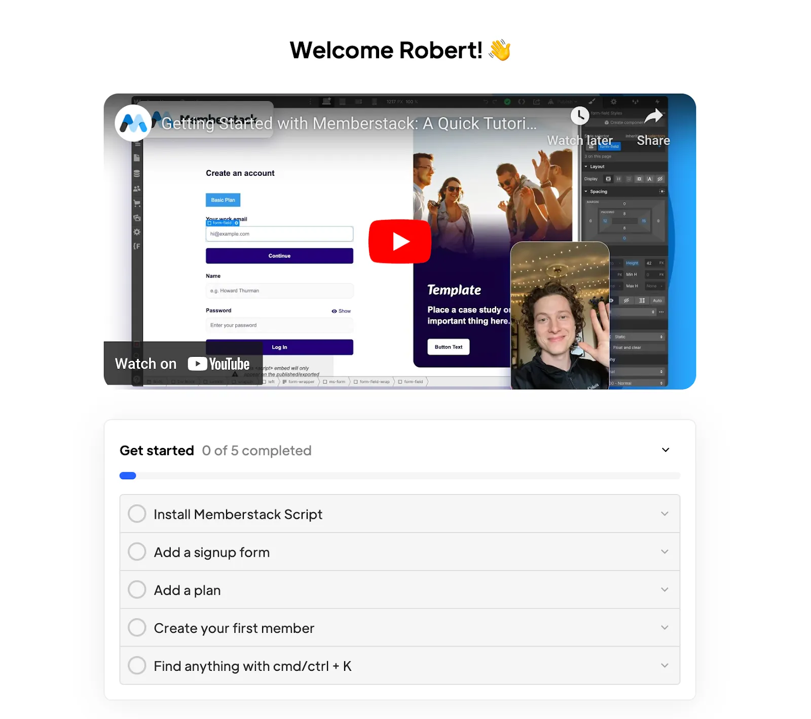 High Converting Multi-Step Onboarding Flows with Webflow | Memberstack Blog