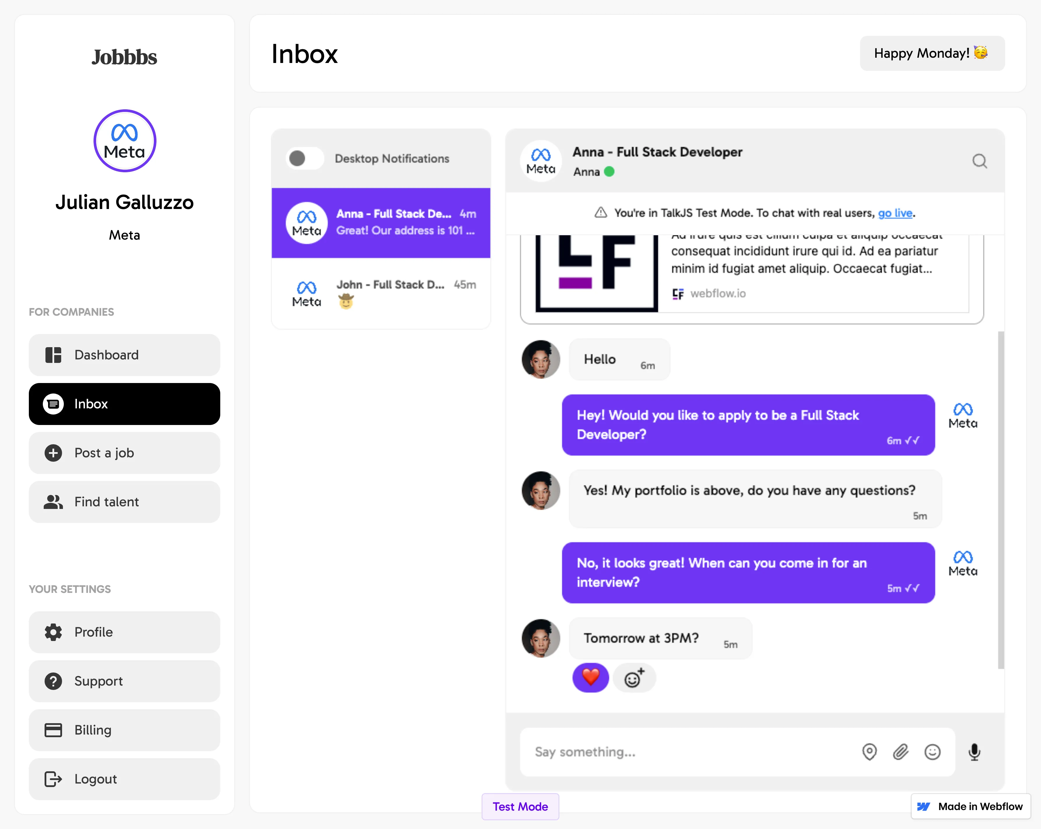 Webflow Membership Templates | Memberstack