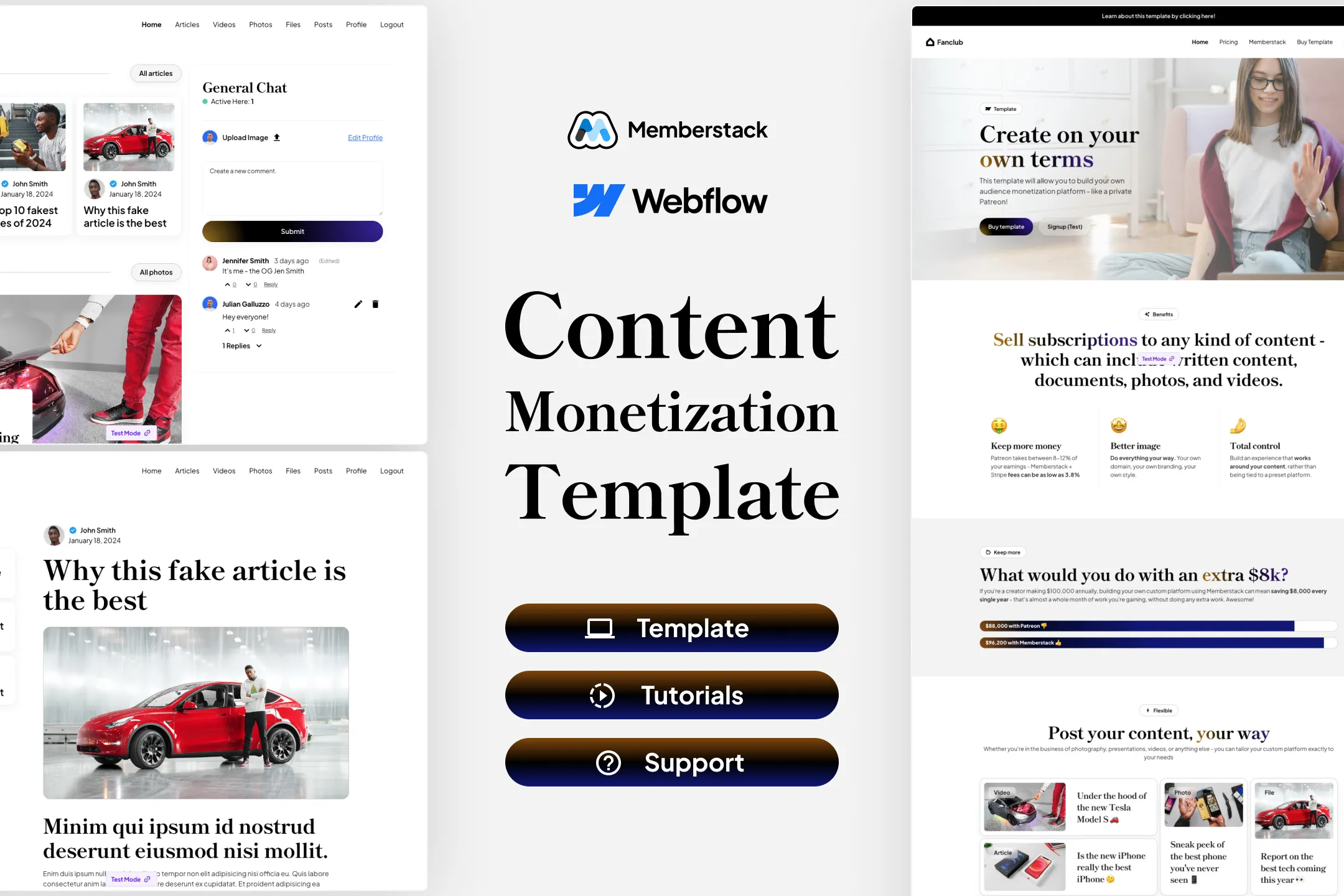 Analytics Dashboard Template | Webflow Template