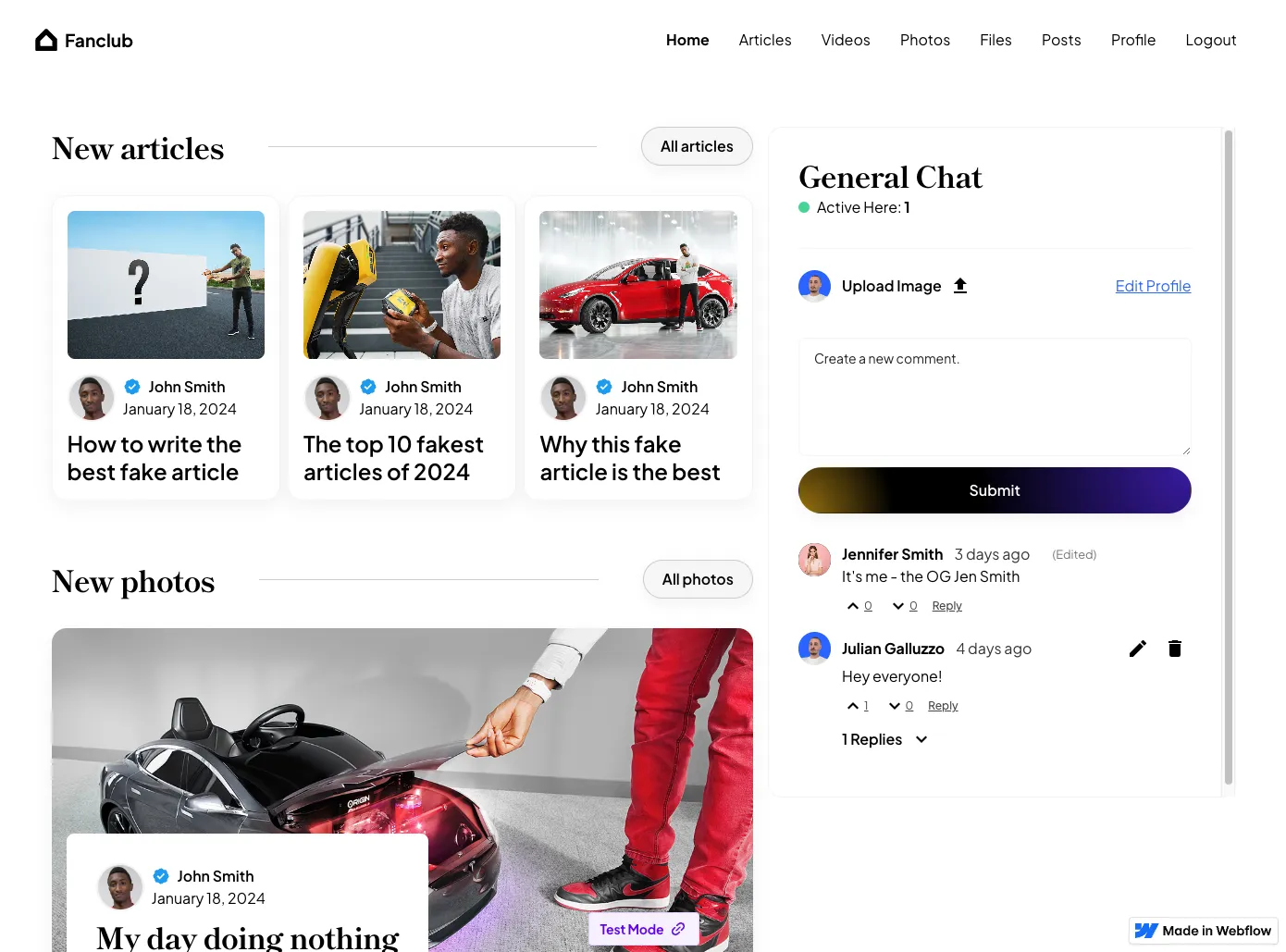 Webflow Membership Templates | Memberstack