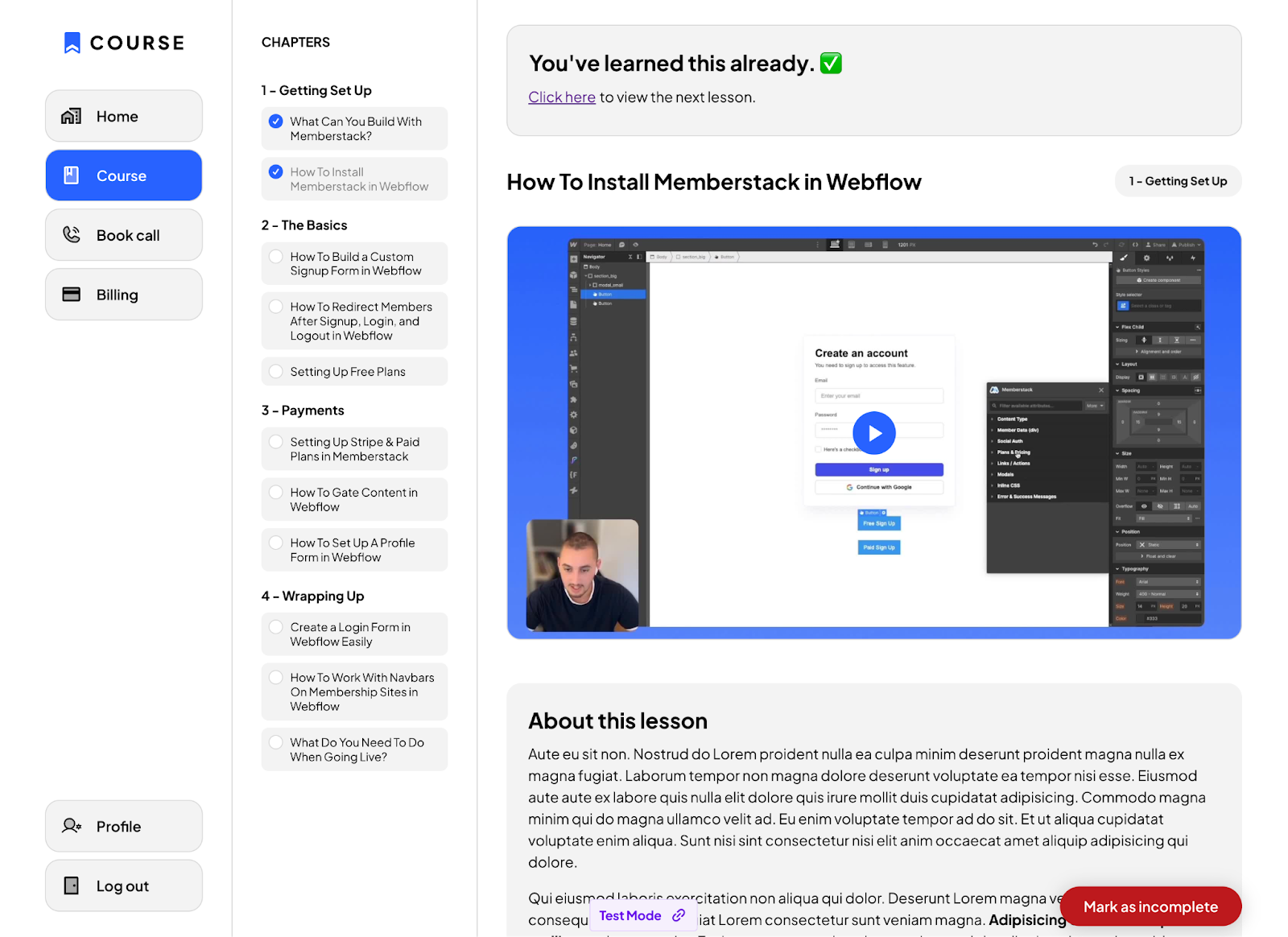 10 Best Webflow Online Course Templates | Memberstack Blog