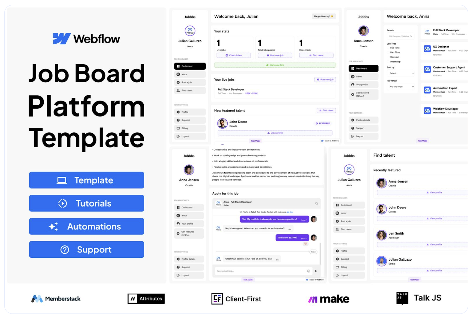 The Ultimate Guide to Building a Job Board with Webflow and Memberstack ...