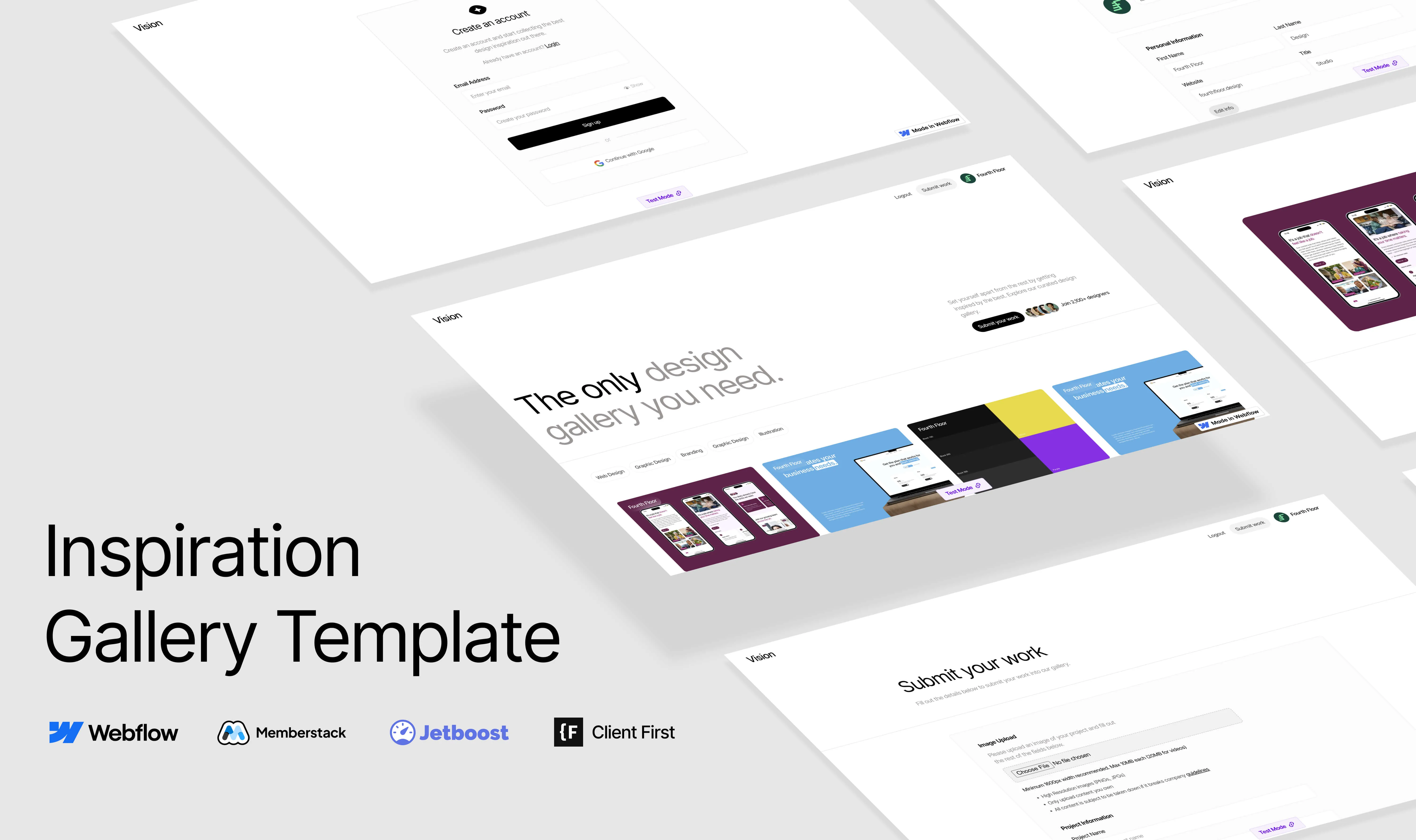 Gated Brand Guidelines | Webflow Template