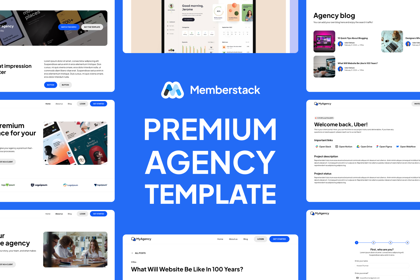 Premium Agency Template | Webflow Template