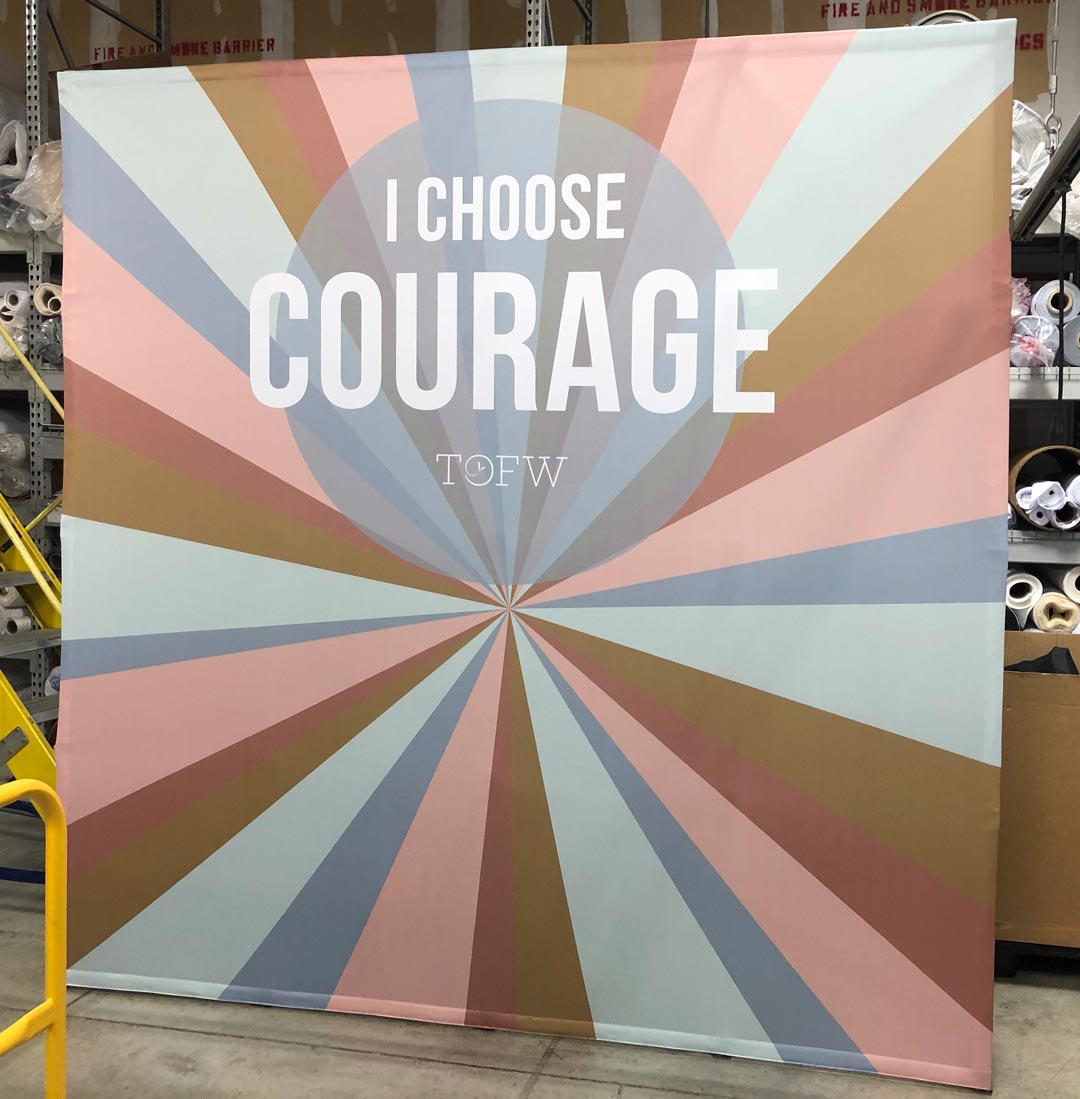 Pop Up Fabric Display - Easy Set Up | Planet Tradeshow