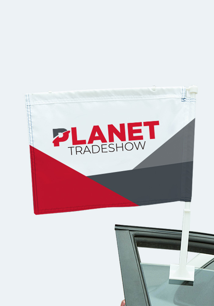 Car Window Flag | Planet Tradeshow