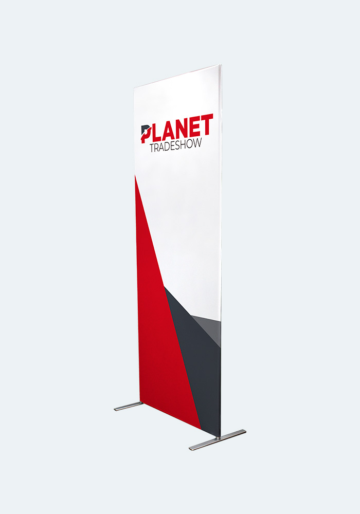 2' ZipIt! Standard Banner Stand | Planet Tradeshow