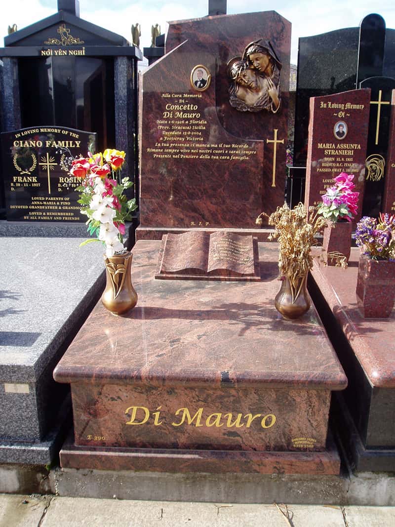 Single Cemetery Monuments in Melbourne