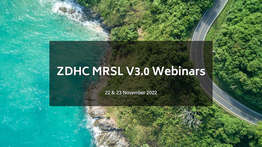 ZDHC MRSL V3.0 Webinars