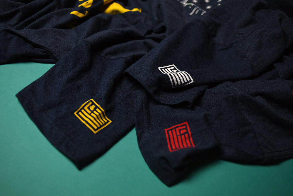 Get your shirts printed with discharge inks for softer nicer results ...