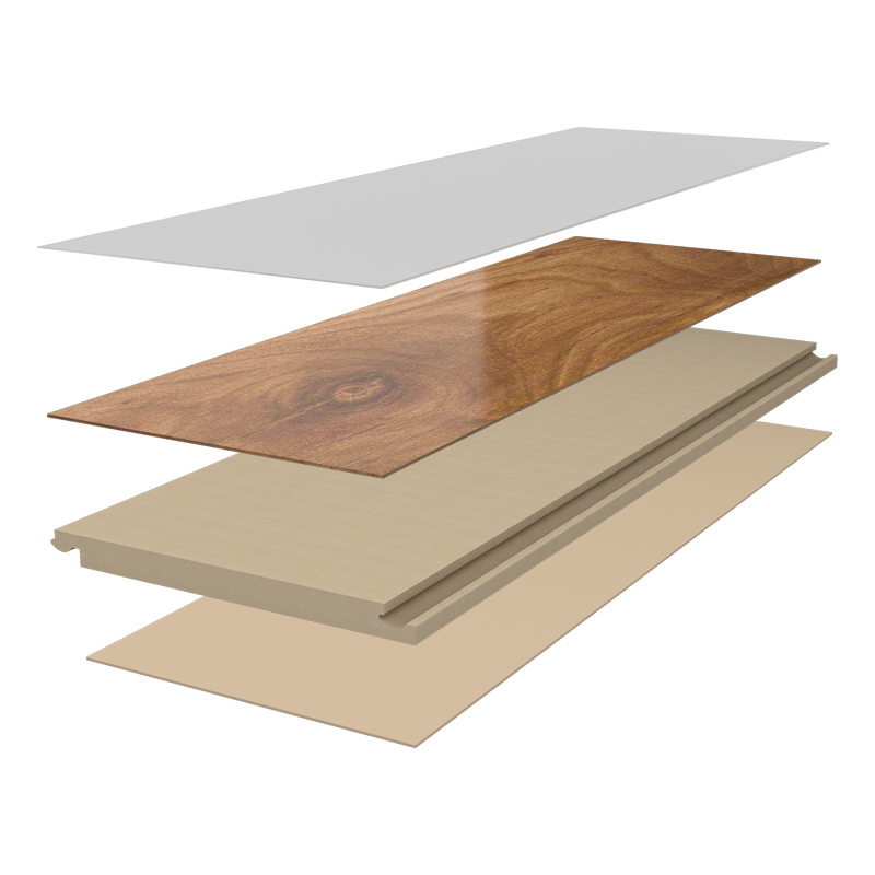 Luxflor 12mm Embossed Laminate - Spotted Gum