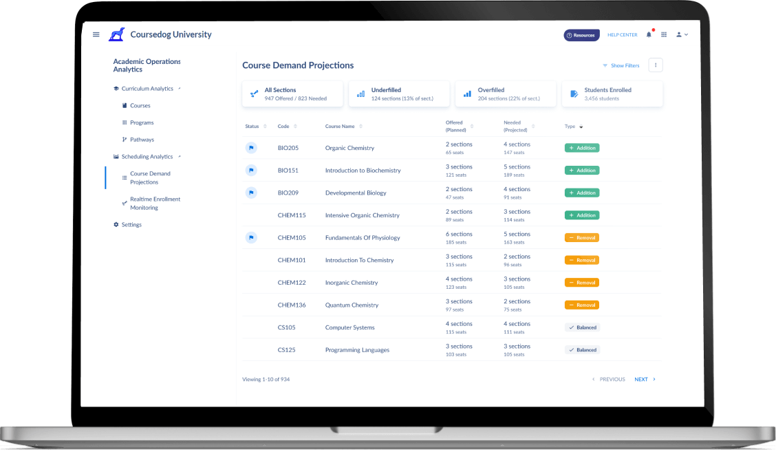Academic Course Scheduling Software | Coursedog