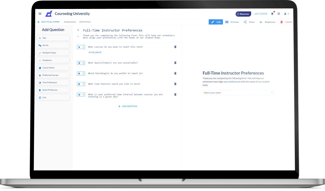 Academic Course Scheduling Software | Coursedog