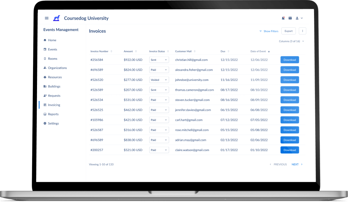 College & University Event Management Sofware | Coursedog